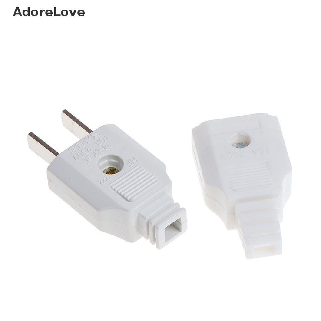 ADL US 2 Flat Pin AC Electric Power Male Plug Female Socket Outlet ...