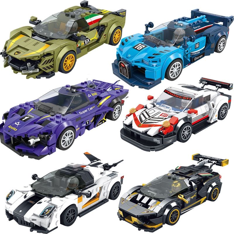 [Ready Stock] car block sembo block famous car 跑车积木 Building Block ...