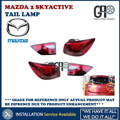 MAZDA 2 SKYACTIVE HATCH BACK 2016 TAIL LAMP / LAMPU BELAKANG ORIGINAL ...