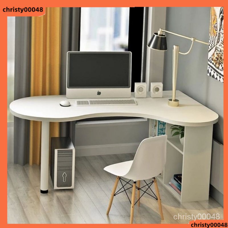 Corner Desk Curved Computer Desk Bedroom Combination Office Writing ...