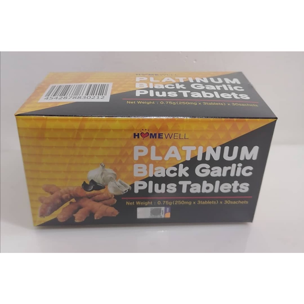 Platinum Black Garlic Plus Tablet 3's x 30 sachets (Exp: 3/2023 ...