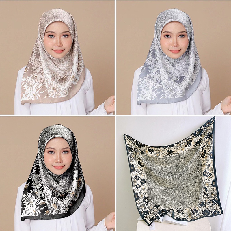 Tudung Bawal Premium Raya Hijab for Muslim Girls Imitation Silk Scarf ...