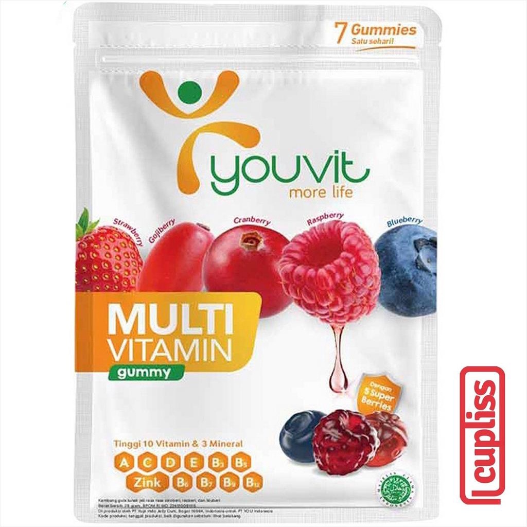 Youvit Original Multivitamin Gummy Adult 7 Days Vitamin Cupliss KG ...