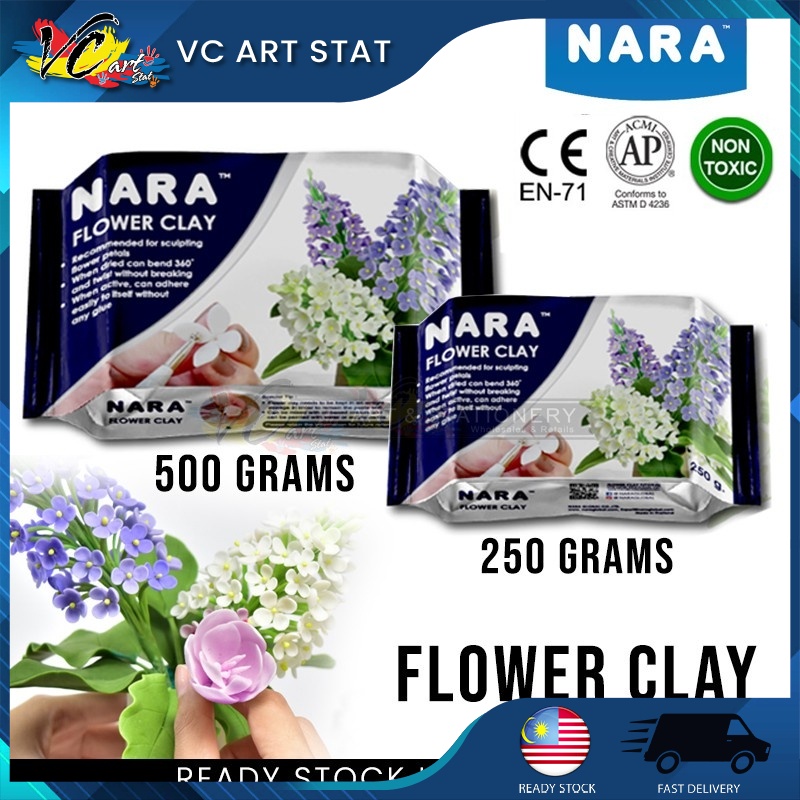 **Thailand No.1** Nara Professional Clay - Flower Clay 250 gram (En71 ...