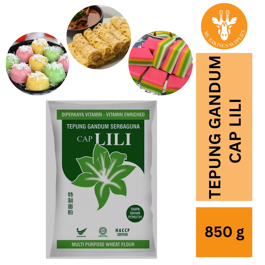 [READY STOCK] TEPUNG GANDUM CAP LILI 850G | Shopee Malaysia
