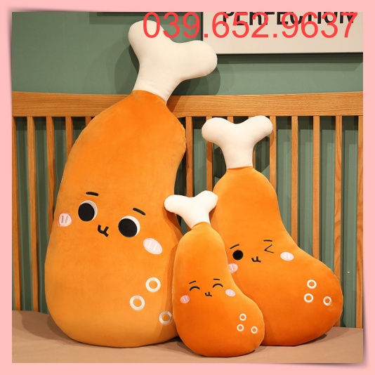 [New Model Arrived] Chicken Thigh Teddy Bear, Cute Giant Chicken ...