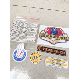 Sticker sticker warning warning Procedure mio nouvo fino soul original ...