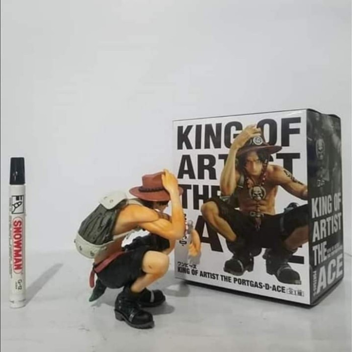 Toy Figure King Of Artist Portgas D Ace Op One Piece Squat Recas ...