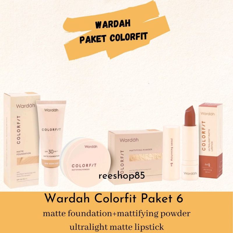 Wardah Colorfit Complete Make Up Package | Wardah Make Up Set Marriage ...