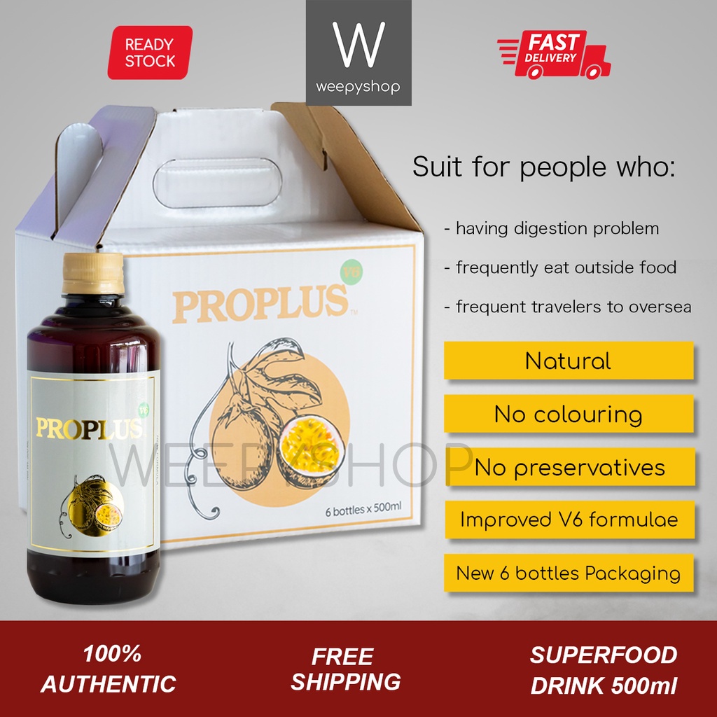 Proplus V6 Probiotic Natural Superfood Drink Ptonic Probiotic PT.nic ...