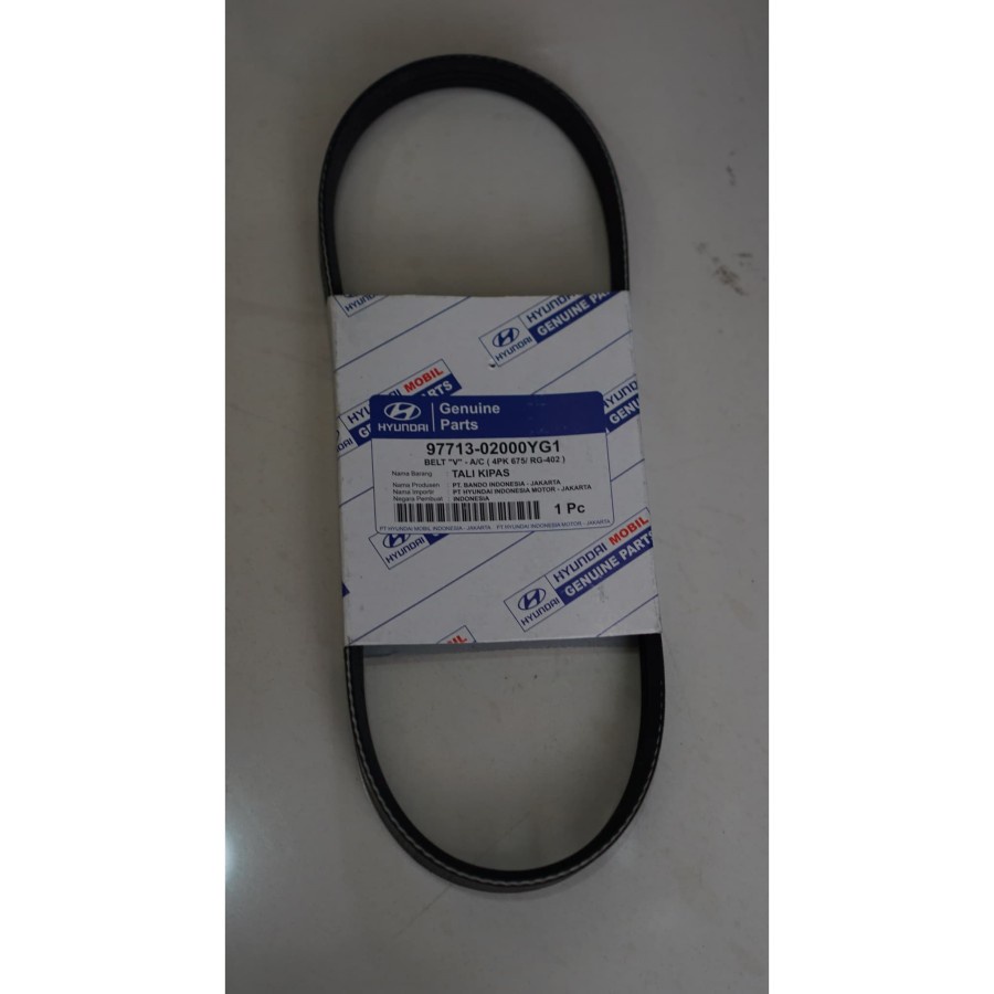 Belt -V- - A/C ( 4PK 675/ RG-402 ) i-10 (i-10), ATOZ (MX) | Shopee Malaysia