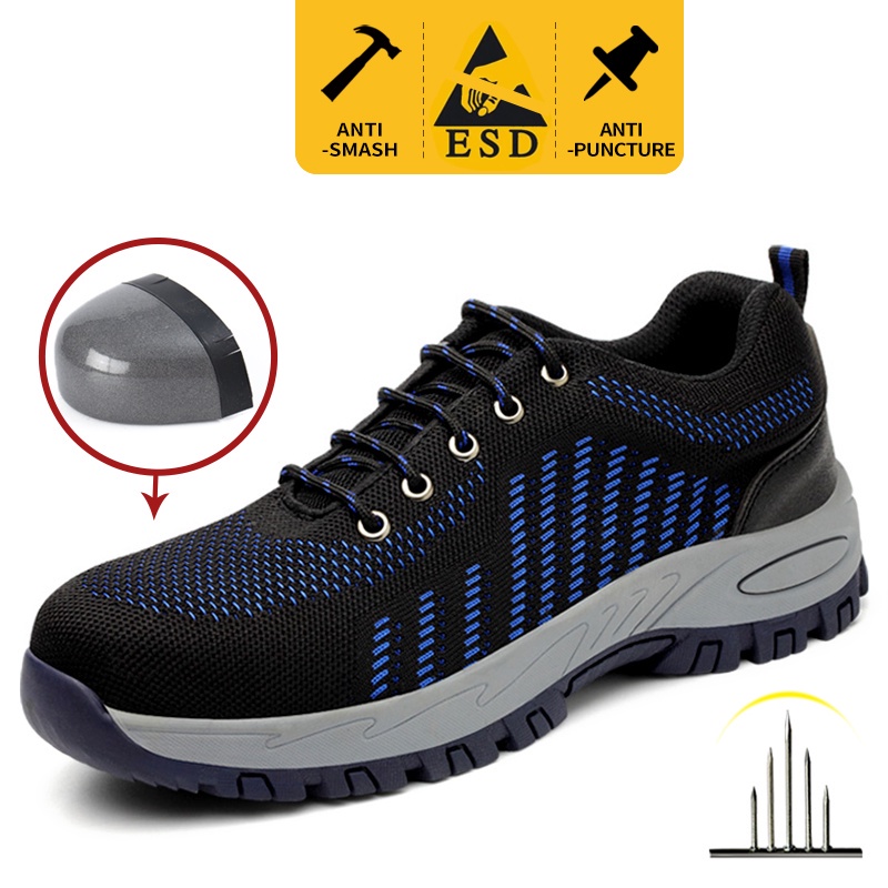2024 【ready stock】esd safety shoes anti-static anti-Smash/anti-puncture ...