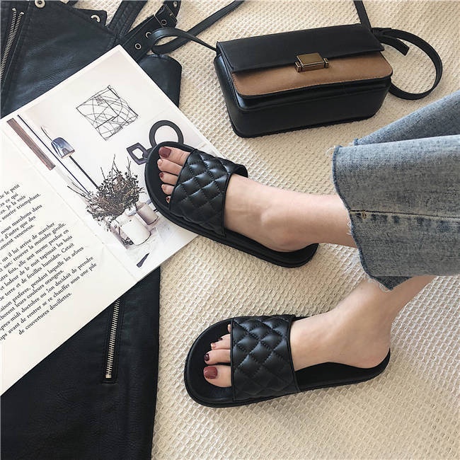 New Style Large Size Influencer Slippers Women Summer Outer Wear ...