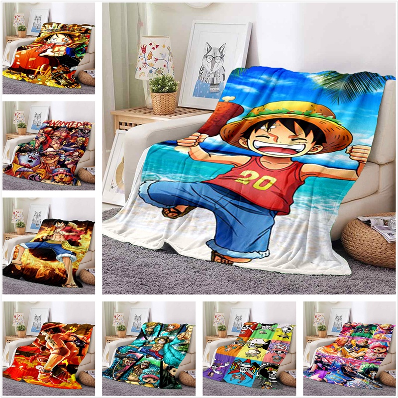 One Piece Luffy Teen Comic Blanket Sofa Office Nap One Piece Air ...