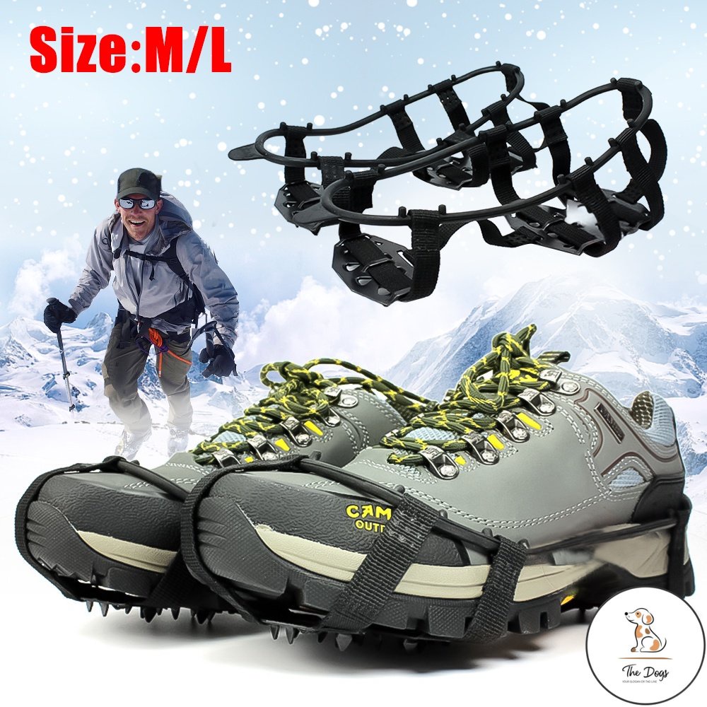DC 24 Teeth Ice Gripper,Anti Slip Ice Claw,Ice Gripper Spike Grips ...