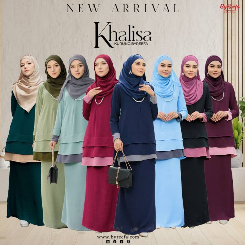 KURUNG KHALISA BY REEFA | Shopee Malaysia