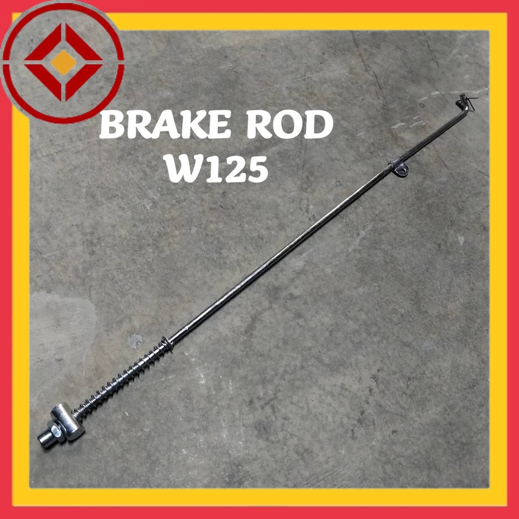 W125 BRAKE ROD CHROME SILVER BREK ROD WAVE125 WAVE 125 BATANG BESI BREK ...