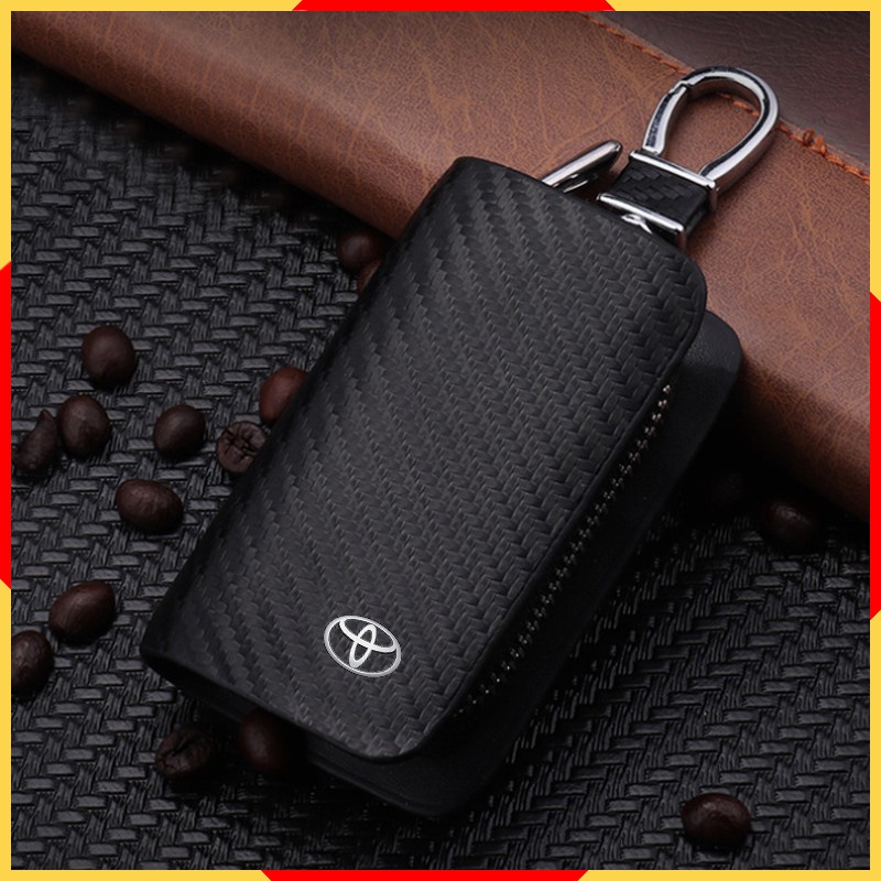 Toyota Car Logo Key Case Holder Wallets Key Leather Case Cover Keys ...
