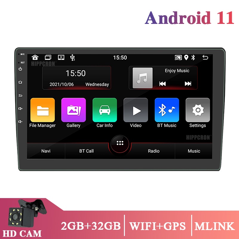 Android Player Car Android7''9''10'' Radio Car Stereo 12V with GPS ...