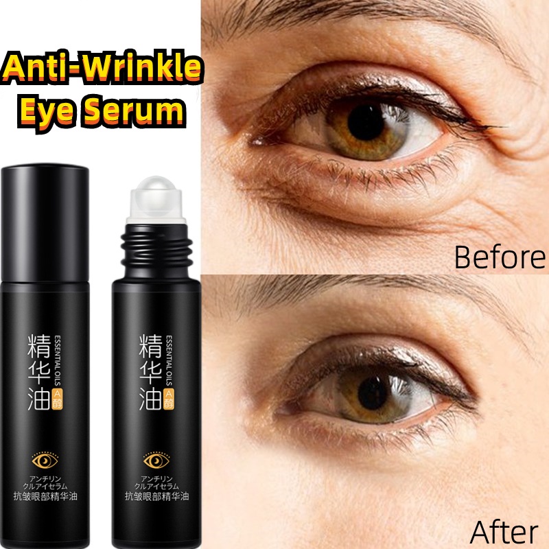Anti-Wrinkle Eye Essence Oil Roller Fade Dark Circles Eye Bags Improve ...