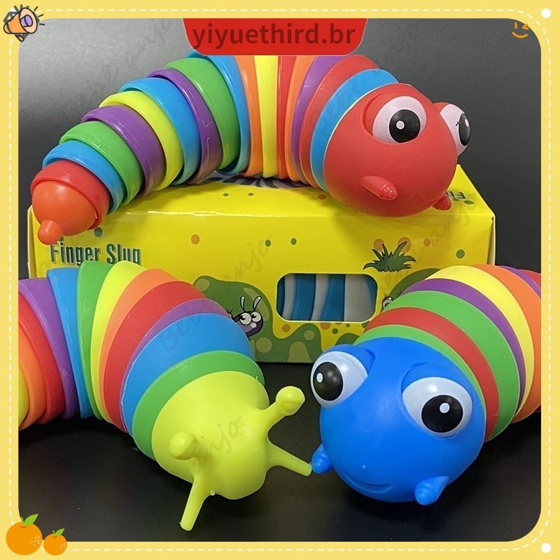 Stress Reliever Toys Fidget Toys Children Adult Slug Puzzle Peristalsis ...