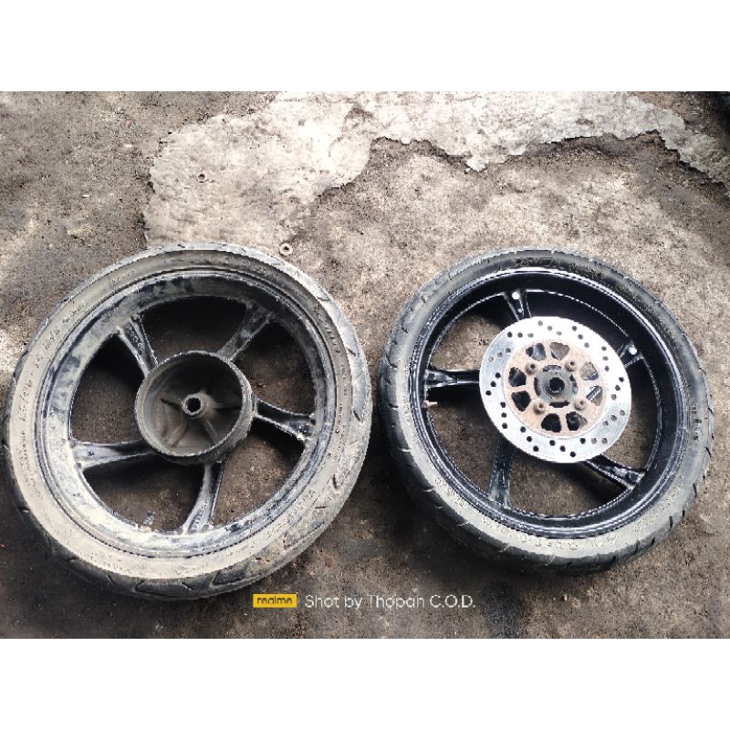 Mio SMILE ORIGINAL Wheels SET Disc Without Tires | Shopee Malaysia