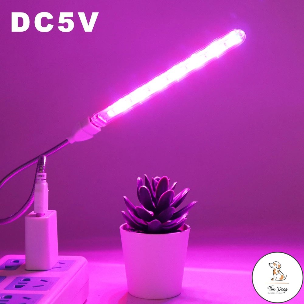 DC 5V LED Portable Plant Growing Lamp / Full Spectrum Red & Blue ...