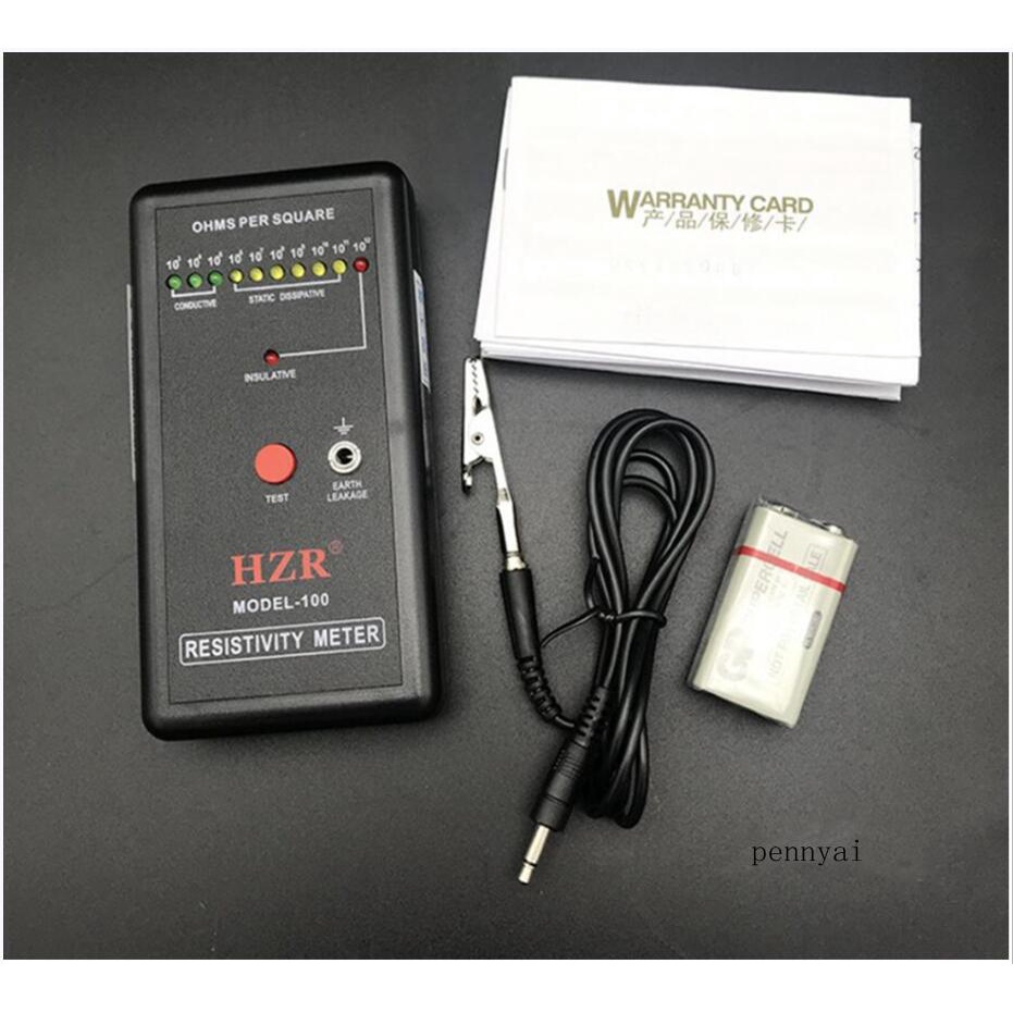 HZR Surface Resistance Tester/Static Tester Detector/Electrostatic ...