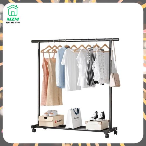 MZM Simple Coat Rack Hanger Floor Bedroom Home Bedroom Clothes Rack ...
