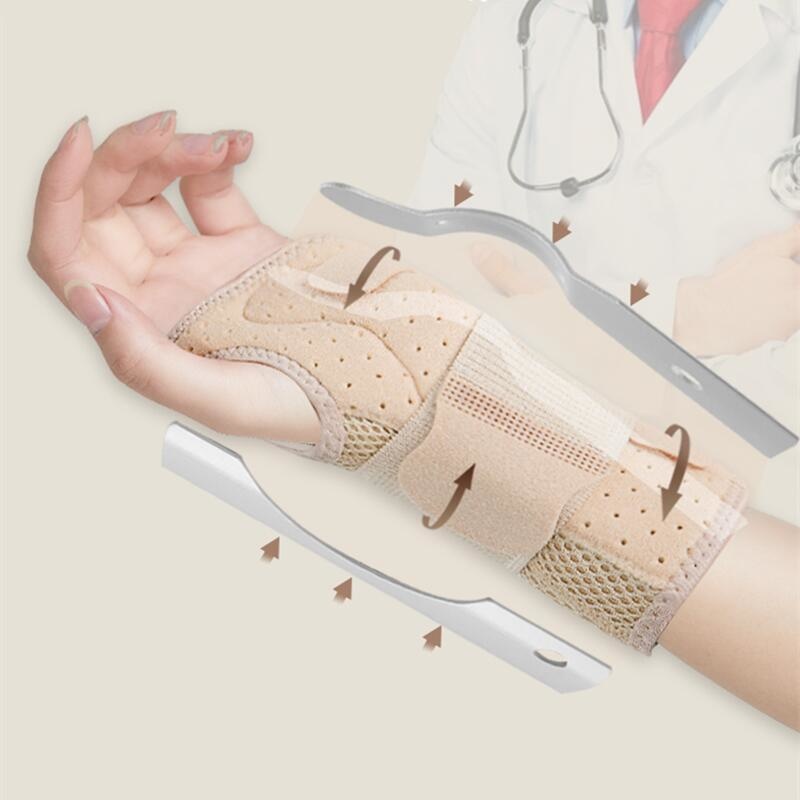 Adjustable Day Night Carpal Tunnel Wrist Support Protector with 2 ...