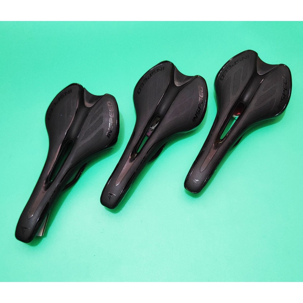 INSPEED Bike Saddle Flat with Hole for MTB Road Universal Bicycle ...