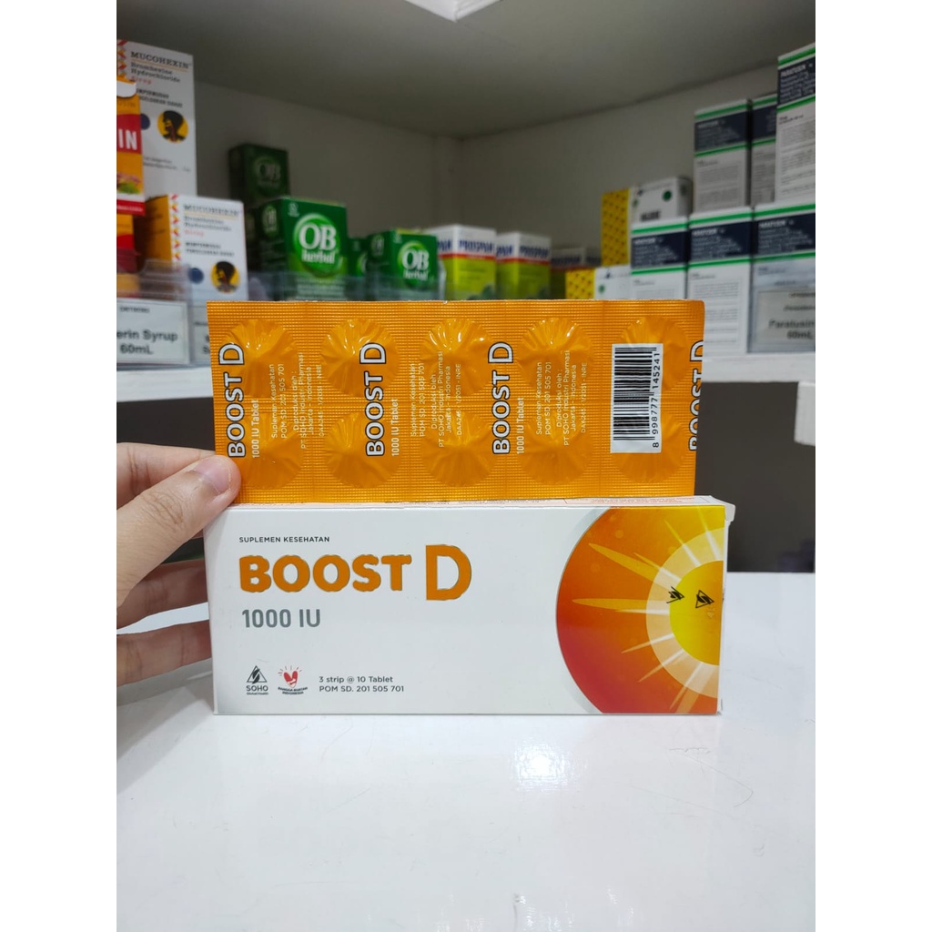 Boost D 1000 IU Strip Contains 10 Original Soho Medicine Tablets ...