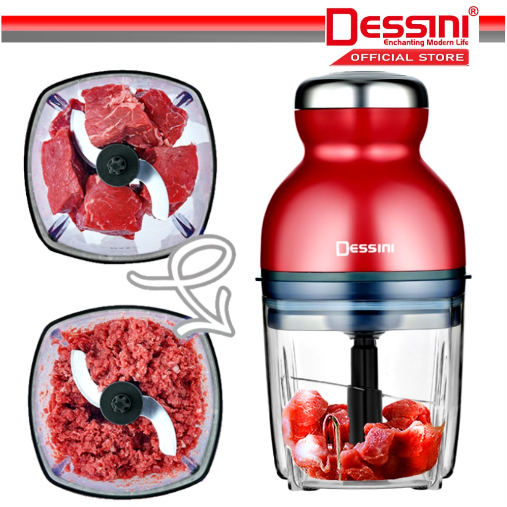 Mini Chopper Blender 900mL With Cutter Spin Multi Use | Shopee Malaysia
