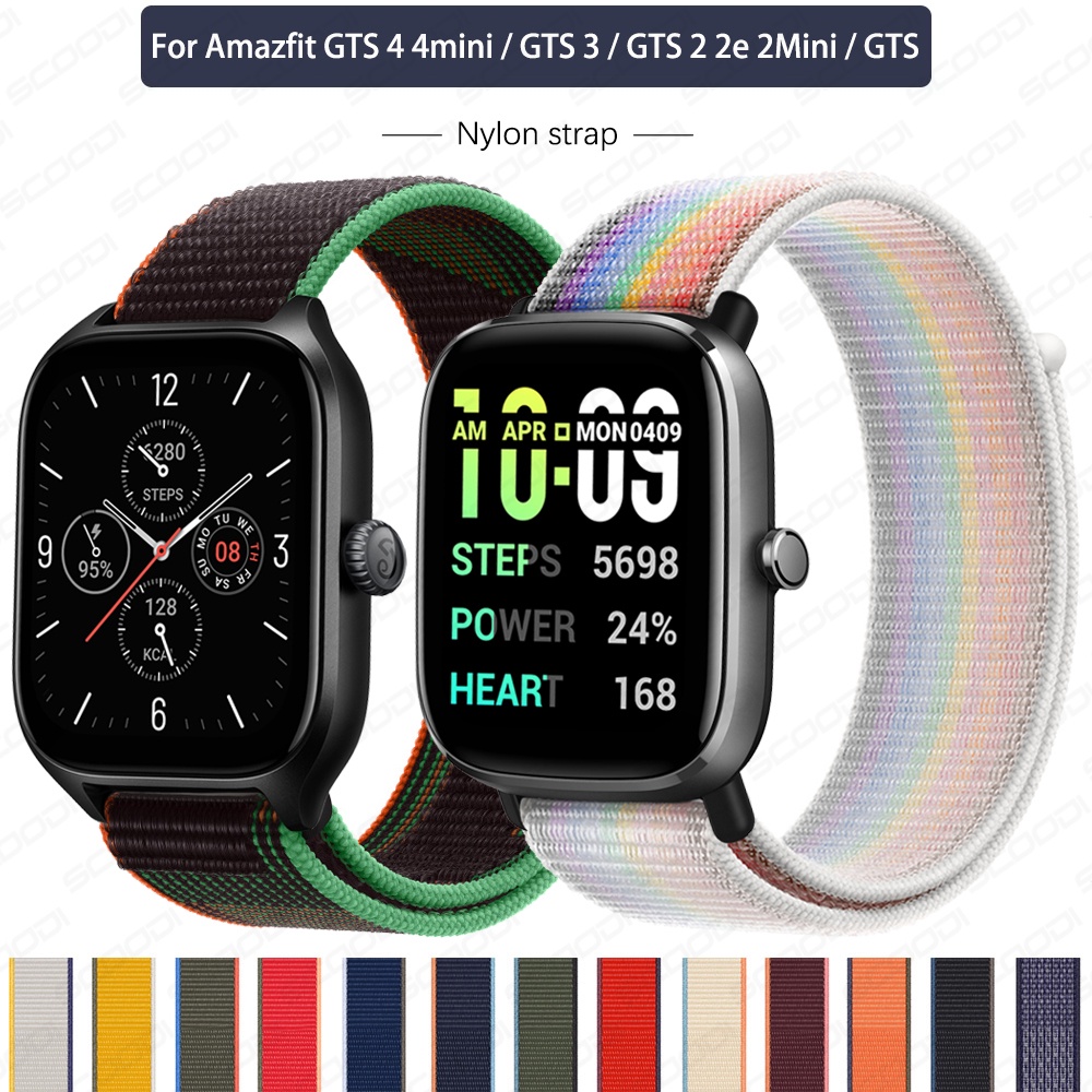 Nylon loop band For Amazfit GTS 4 4 mini / GTS 3 / GTS 2 2e 2mini Watch ...