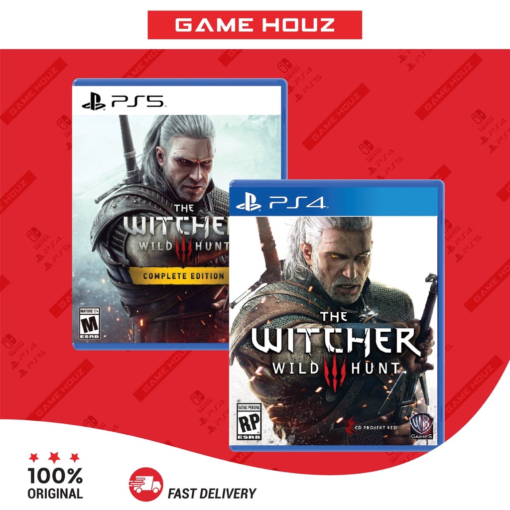 (PS4/PS5) The Witcher 3: Wild Hunt - Game of The Year Edition / Complete Edition - NEW/USED ...