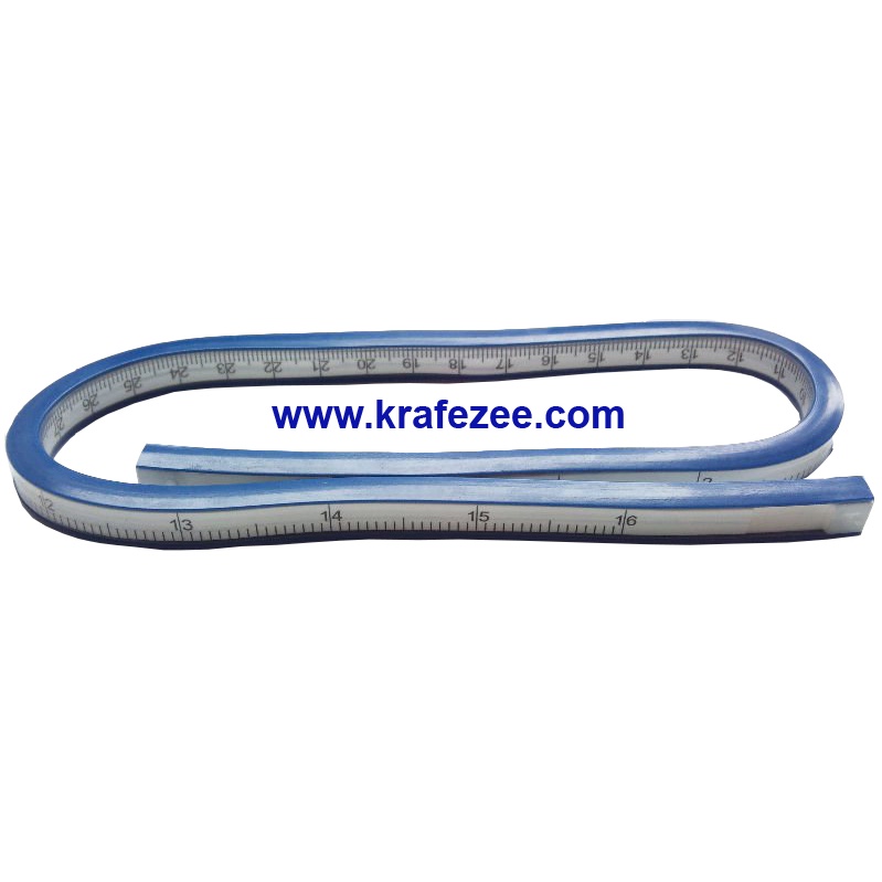 Pembaris Lembut Lukisan Jahitan Drawing Flexible Curve Ruler Snake ...
