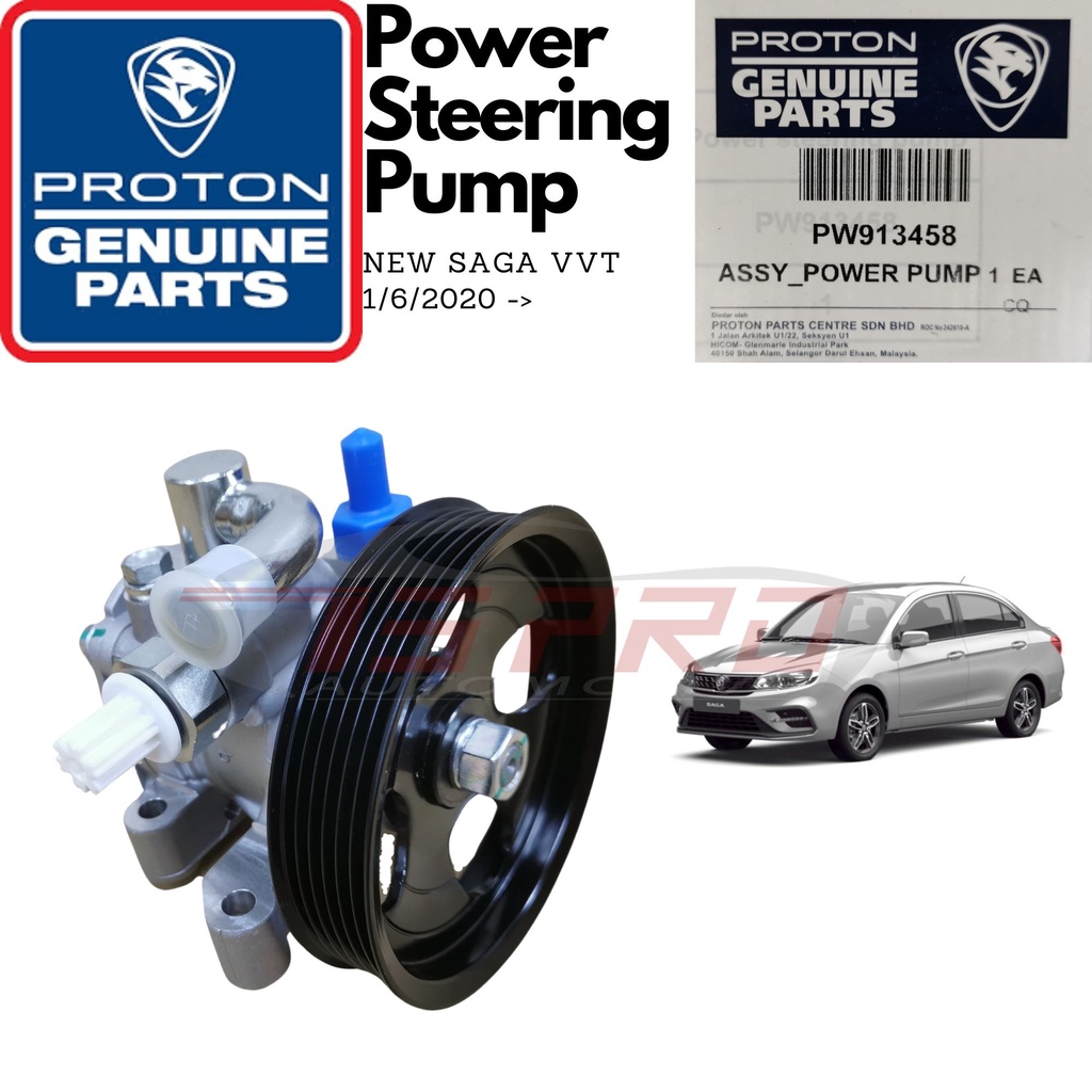 Proton New Saga VVT Gen2 Persona Blm Waja Campro Neo Exora FLX Preve Genuine Power Steering Pump ...