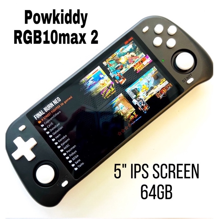 RGB10 MAX 2 powkiddy original handheld console big screen rgb10 ...