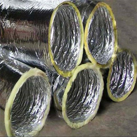 Aluminum Foil Insulating Pipe Central Air Conditioning Ventilation ...