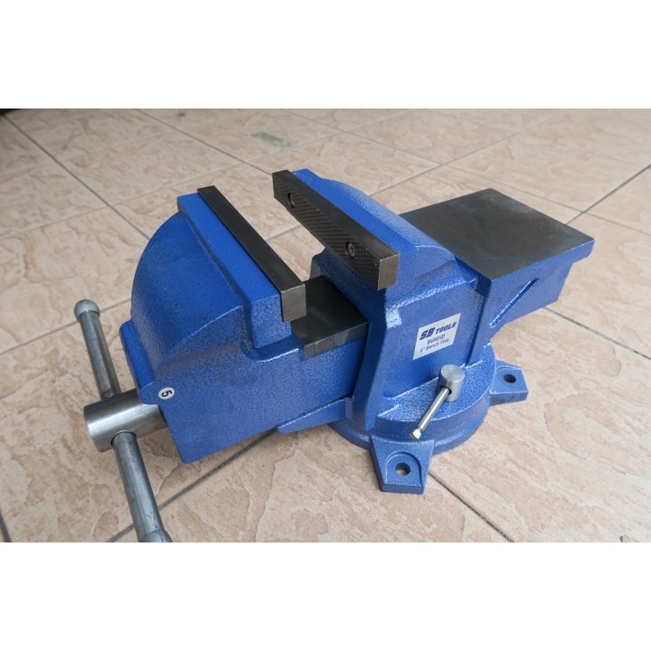 SB Tools BV 6-inch/150mm Heavy Duty Bench Vice Swivel Base (28kgs ...