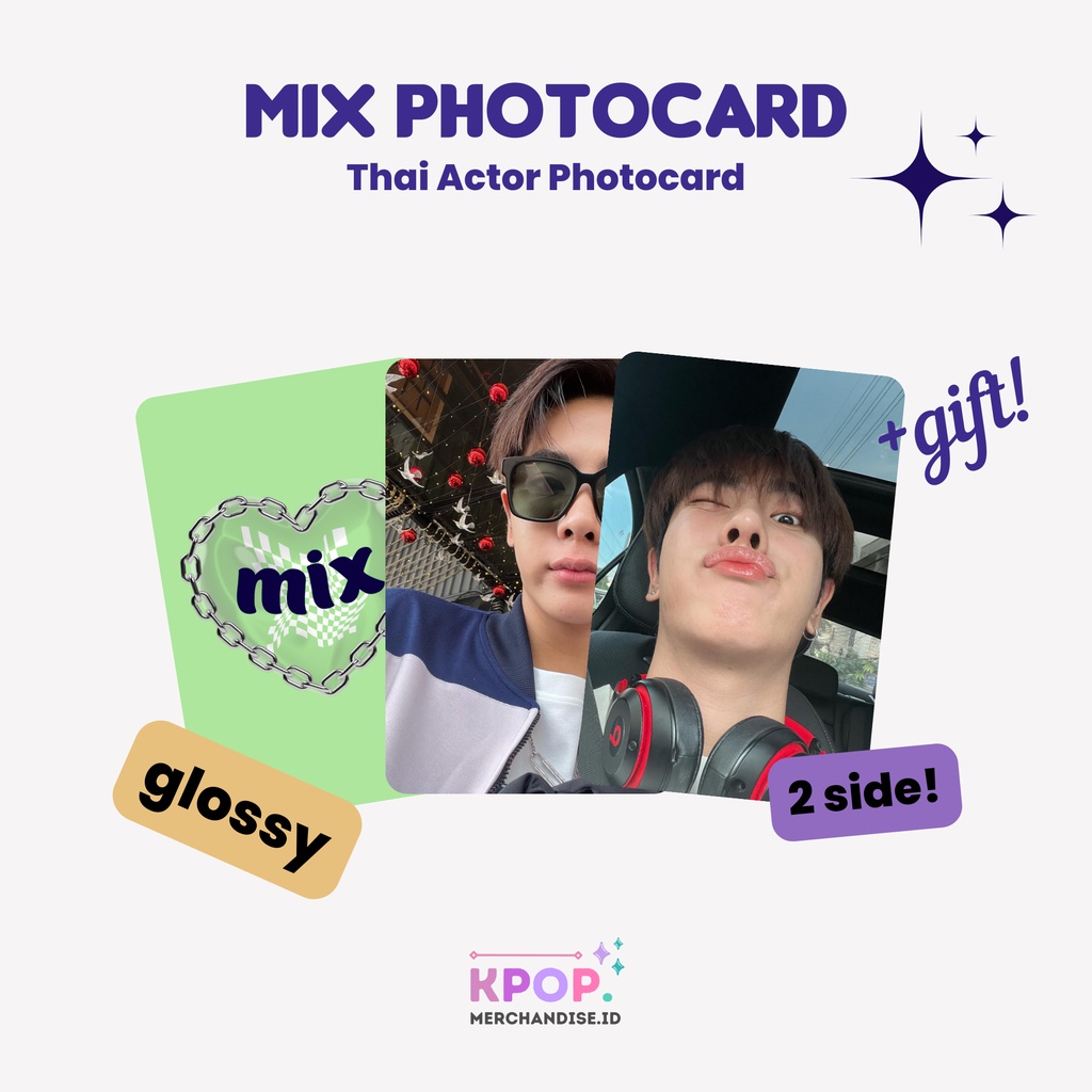 Mix SAHAPHAP PHOTOCARD COLOR THAI ACTOR | Shopee Malaysia