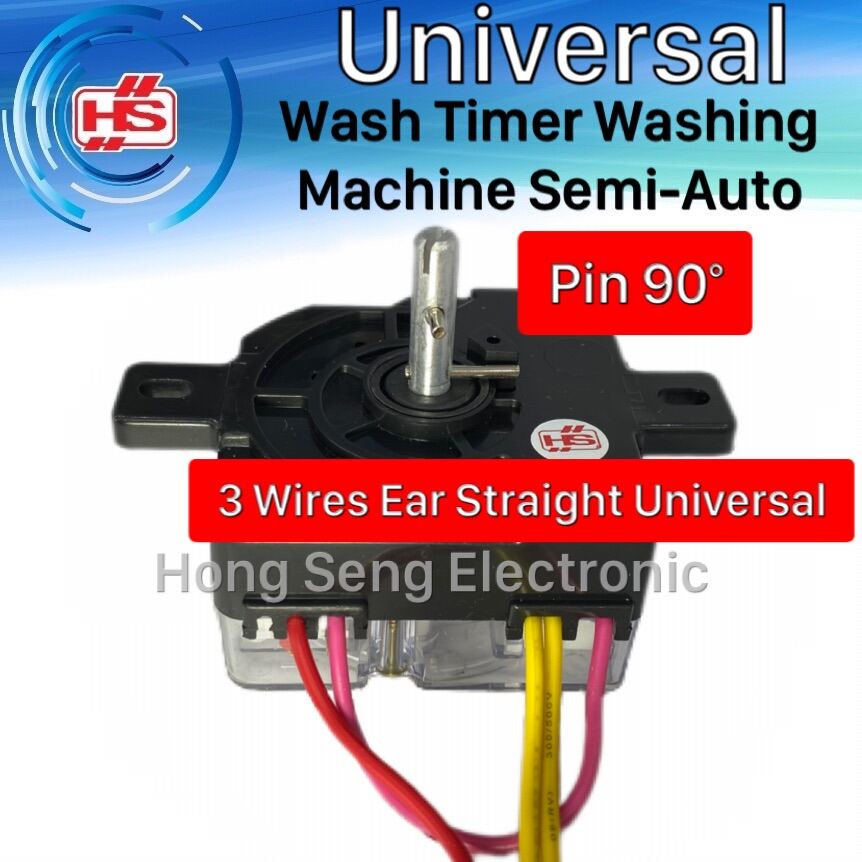 Universal 3 Wires Wash Timer Washing Machine Semi-Auto / Timer Basuh ...