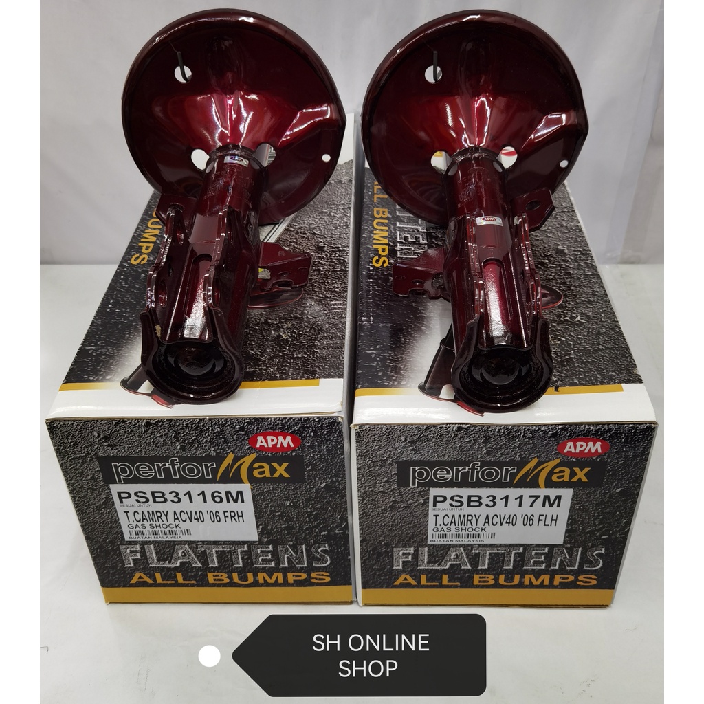 APM PERFORMAX Shock Absorber (Heavy Duty) Front & Rear for Toyota Camry ...