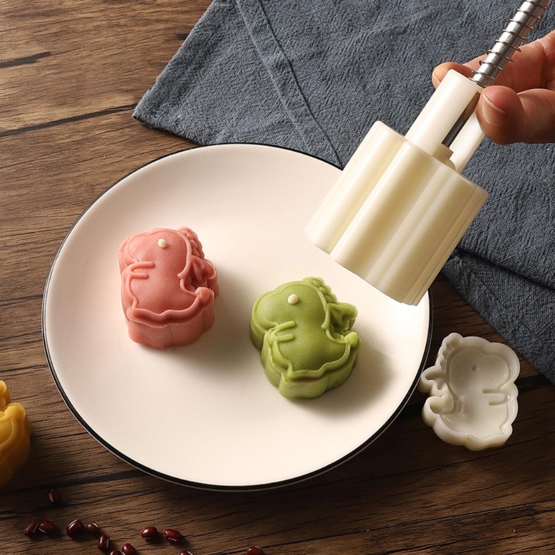 IVY 30g Cartoon Dinosaur Shaped Mooncake Stamps Mooncake Moulds Baking ...