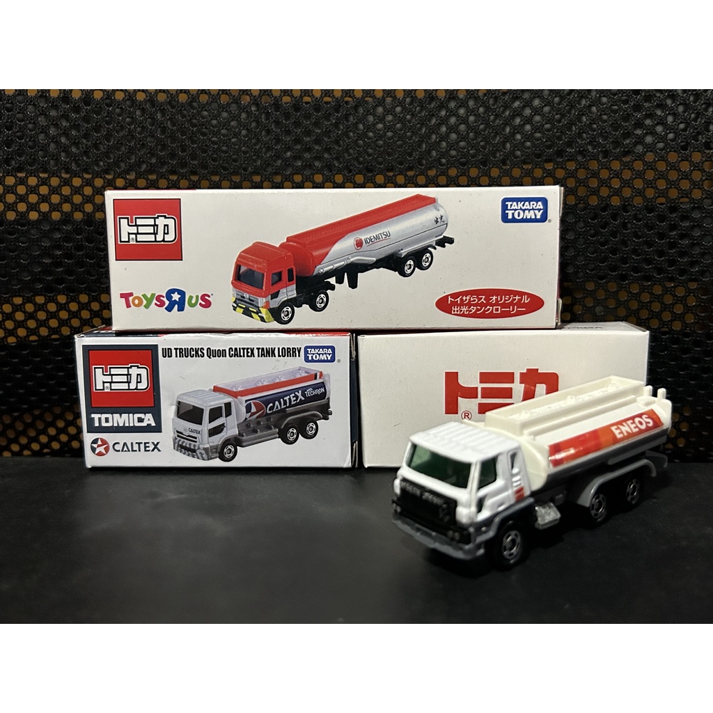 Tomica Tank Lorry Set (Idemitsu Toys R Us, Caltex UD Tucks Quon, Nissan Diesel V8 Eneos Gas ...
