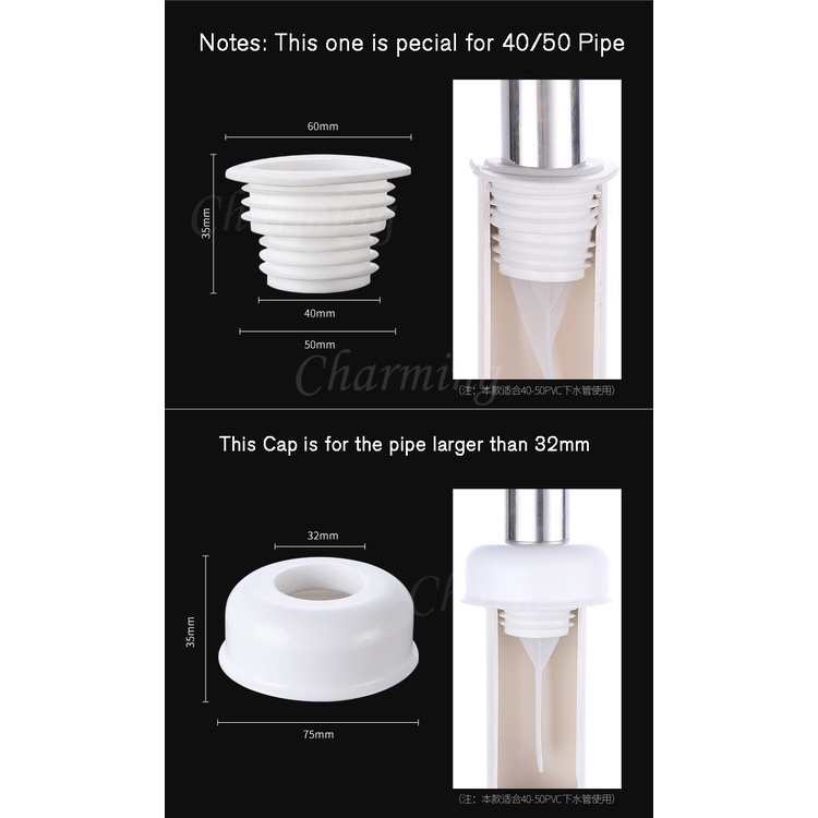 Efficient Drainage Solution: 3PC/Set (4-5cm Pipe) Washing Machine Drain ...