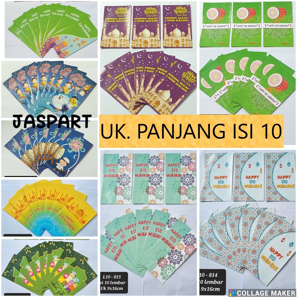 ANGPAO LONG ENVELOPE FOR EID AL-FITR 2025 CONTENTS 10 ISLAMIC EID ...