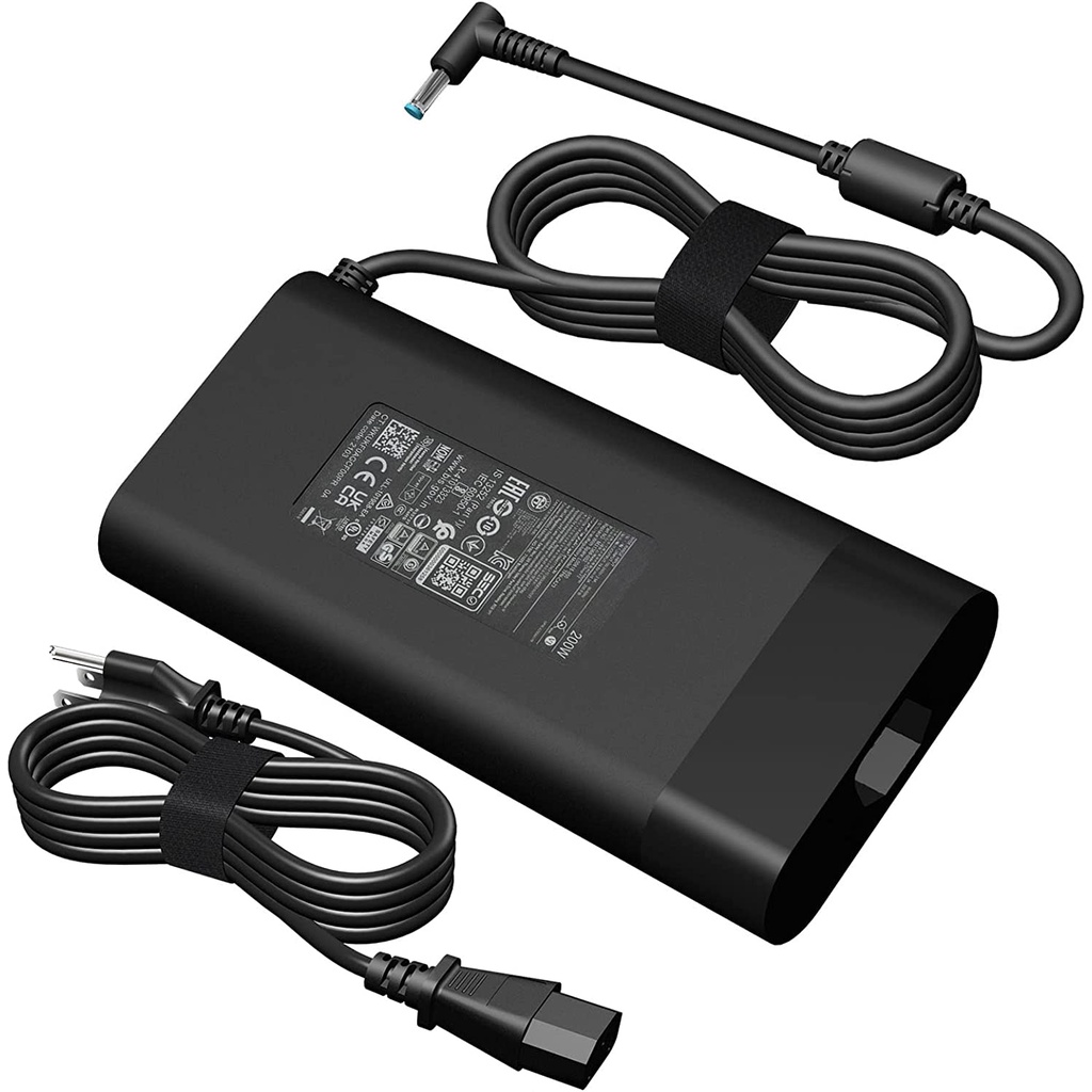 200W AC Charger for HP Omen Pavilion 15 16 17 15t 17t G3 G4 G5 G6 G7 G8 ...