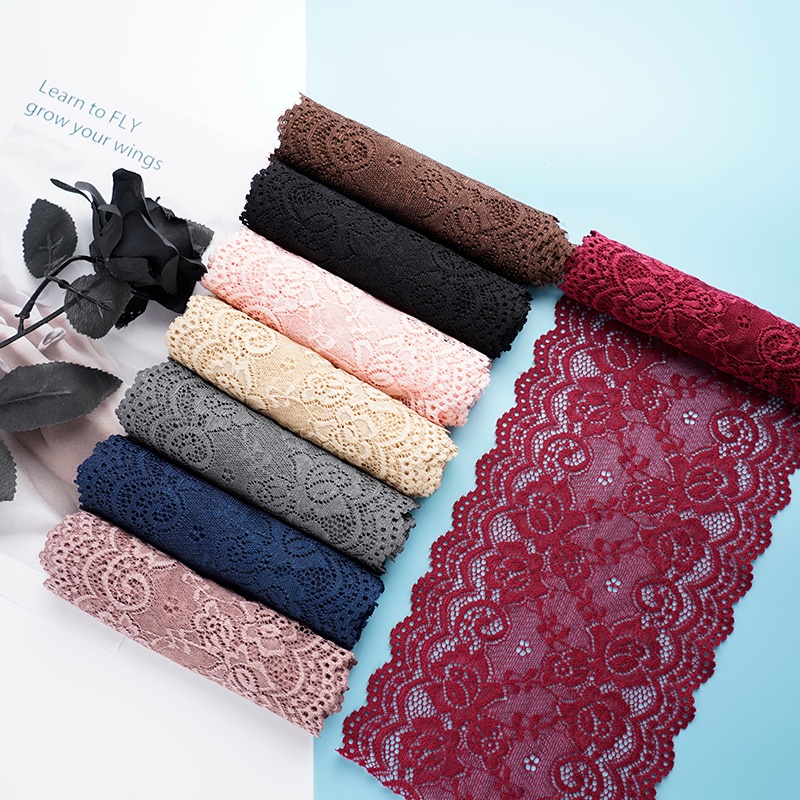 1yard Soft Elastic Lace Fabric Accessories DIY Dress Hem Extended ...