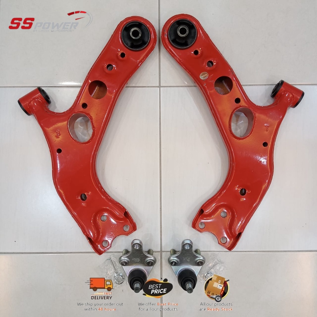 MARS HEAVY DUTY LOWER ARM & BALL JOINT FRONT - TOYOTA ESTIMA ACR50 2006-2018 / VELLFIRE ALPHARD ...